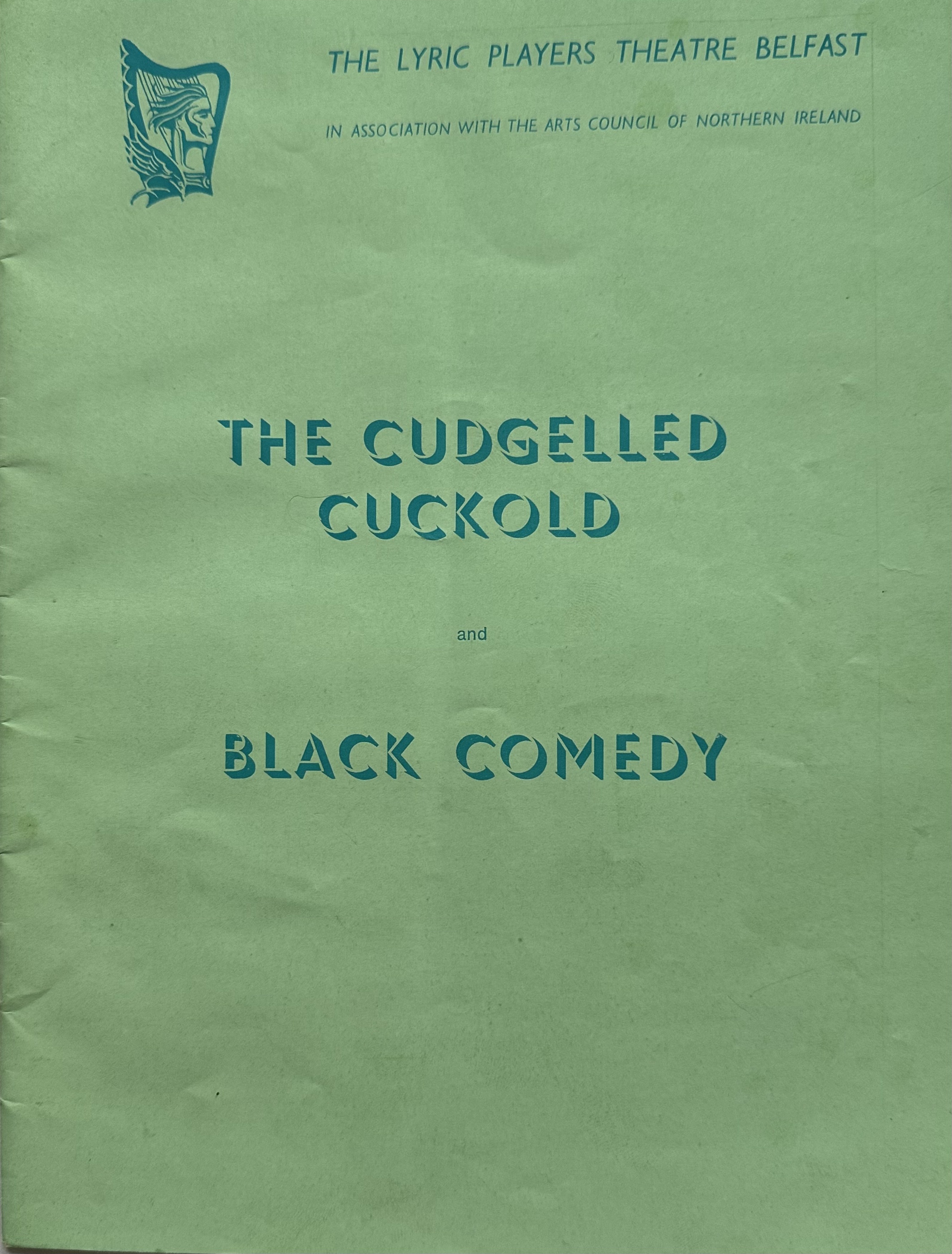 Gareth Thomas: Theatre Work 1969 (Belfast and Dublin) – Gareth Thomas ...